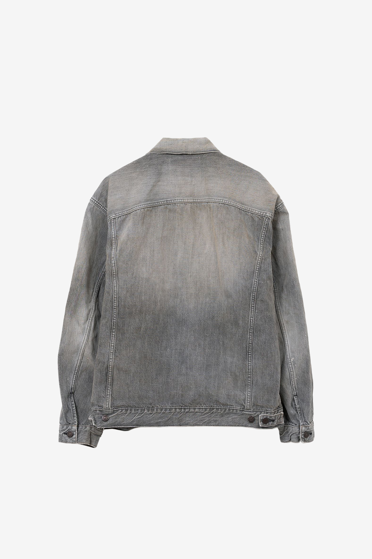 SHAKES — X FULLCOUNT DENIM JACKET - BLACK